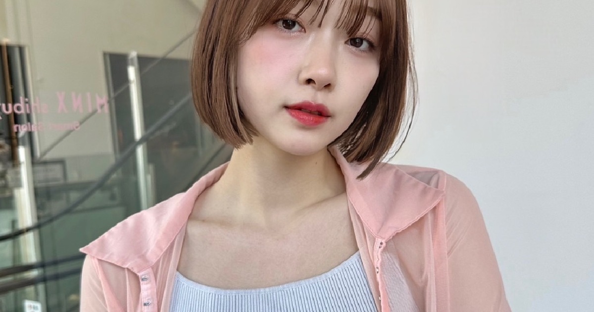 面長悩みもカバー！ 韓国風タッセルボブ【ショート&ボブヘア】 | MORE